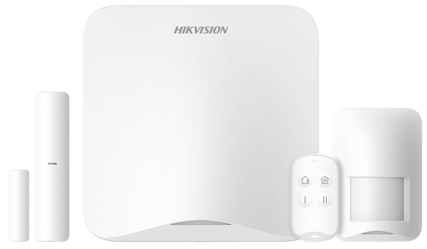 Kit de alarma inalámbrica Hikvision AX HOME – 16 zonas, Wi‑Fi, app – AS ...